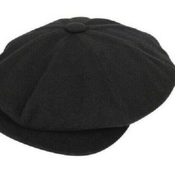 emstate | Accessories | Emstate Wool 8 Panel Applejack Newsboy Cap ...